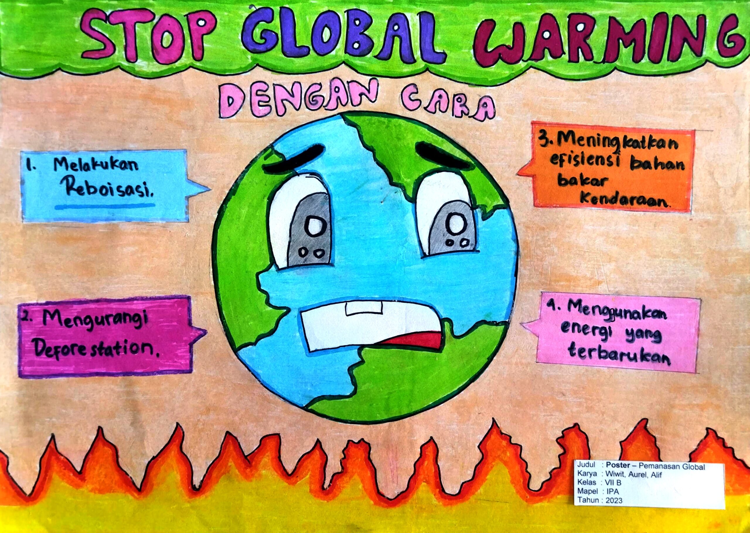 Poster Pemanasan Global: Media Edukasi Kreatif untuk Selamatkan Bumi ...
